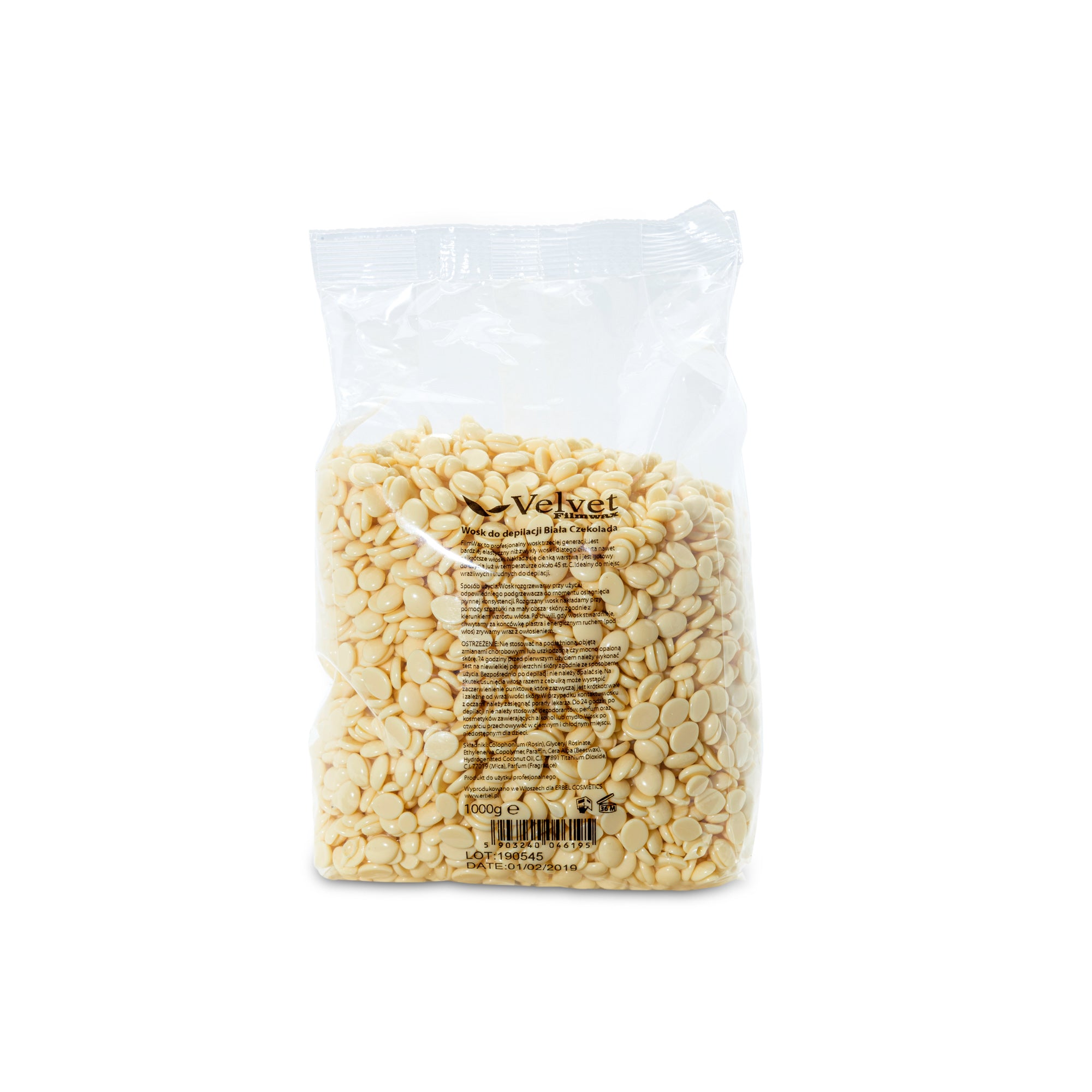 Brazilian hard wax for depilation - White Chocolate - 1kg